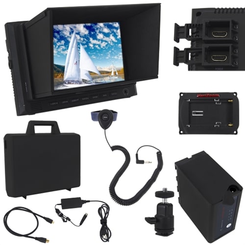 VariZoom VZM7K | 7" HDMI Monitor Kit with Lens hood, case, focus assist ...
